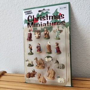 Hobby Lobby | Holiday | Vintage Hobby Lobby Christmas Miniature Mini ...
